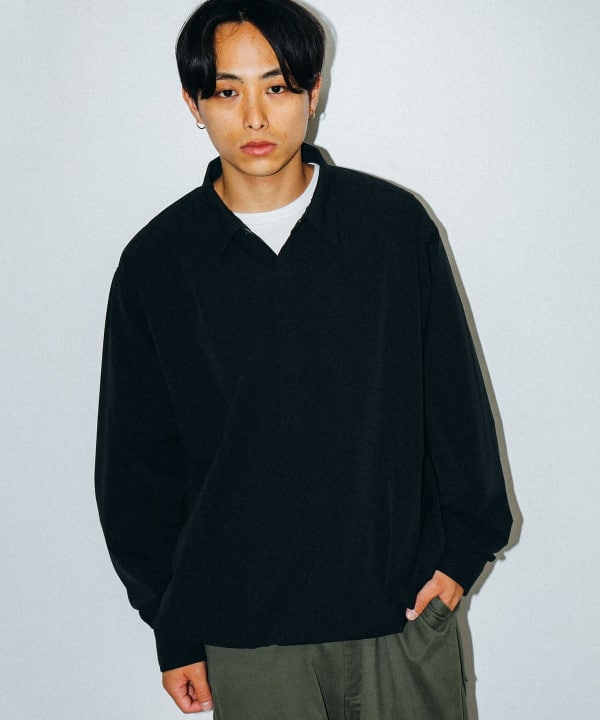 BEAMS Tech Pullover Shirt (Shirts, Blouses BEAMS Casual BEAMS Tech Pullover Shirt (Shirts, Blouses BEAMS Casual