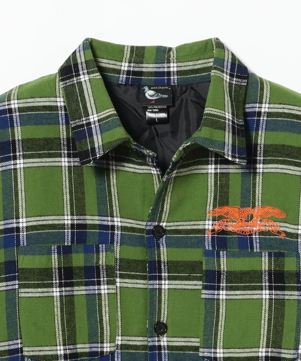 BEAMS ANTI HERO BEAMS BASIC EAGLE FLANNEL JACKET (blouson blouson) for sale | BEAMS