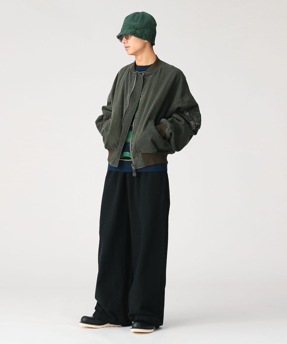 BEAMS（ビームス）Fade Bomber Jacket（ブルゾン ブルゾン）通販｜BEAMS