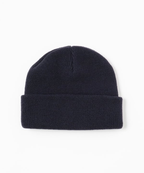 BEAMS（ビームス）SPITFIRE / HELL HOUNDS SCRIPT PATCH CUFF BEANIE NAVY（帽子 ニットキャップ）通販｜BEAMS