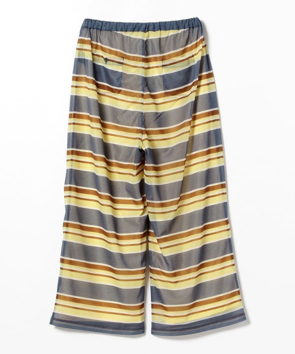BEAMS BOY（ビームス ボーイ）maturely / Sheer Border Easy Pants（パンツ カジュアルパンツ）通販｜BEAMS