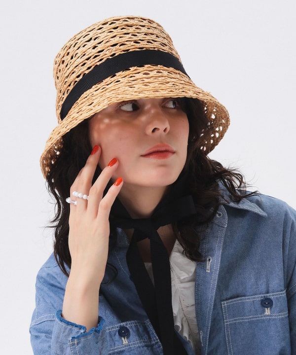 BEAMS BOY cableami × BEAMS BOY / 別注 女裝 雙蝴蝶結 遮陽帽（帽子 帽子）網購｜BEAMS