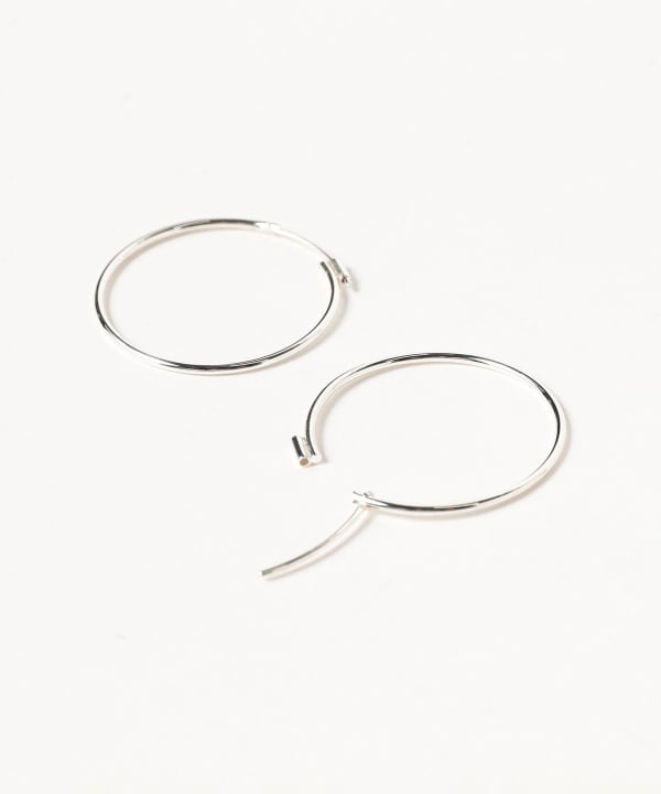 BEAMS BOY (BEAMS BOY) Silver 925 Hoop Earrings Small (Accessories Earrings (for both ears ...