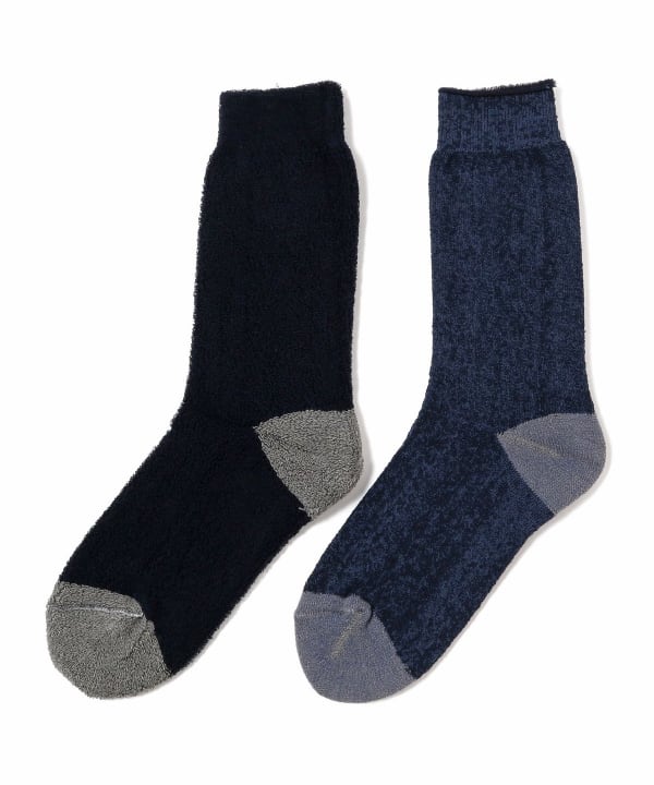 BEAMS BOY BEAMS BOY maturely Heather 2Tone Socks (leg wear socks/socks ...