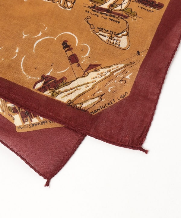 BEAMS BOY BEAMS BOY BINDU Map Print Bandana 25SS (Wallets, Accessories ...