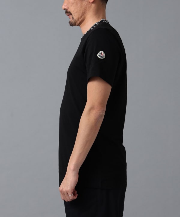 BEAMS F(ビームスF)MONCLER / ジャカード ロゴ クルーネック T BEAMS F(ビームスF)MONCLER / ジャカード ロゴ クルーネック T