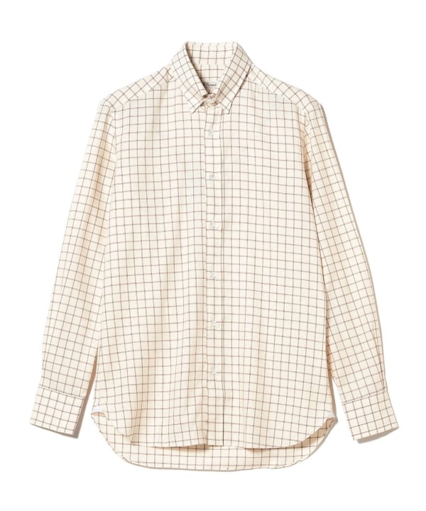 BEAMS F BEAMS ERRICO FORMICOLA / HUMFRHY Cotton wool window pane tab ...