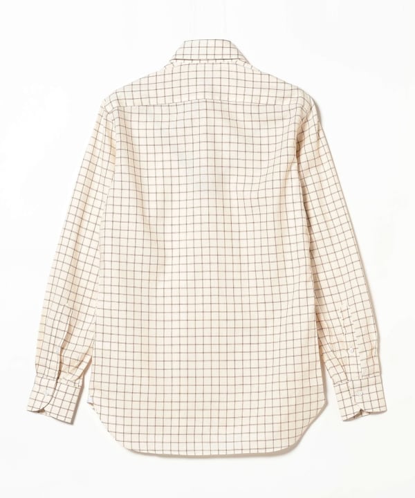 BEAMS F BEAMS ERRICO FORMICOLA / HUMFRHY Cotton wool window pane tab ...