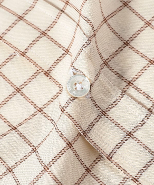 BEAMS F BEAMS ERRICO FORMICOLA / HUMFRHY Cotton wool window pane tab ...