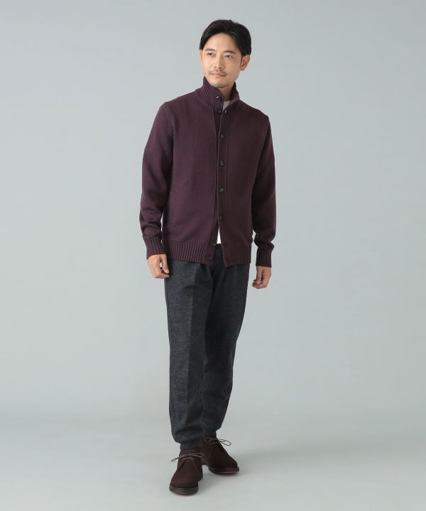 BEAMS F（ビームスF）ZANONE / CHIOTO 5ゲージ スタンドカラー カーディガン（トップス カーディガン）通販｜BEAMS