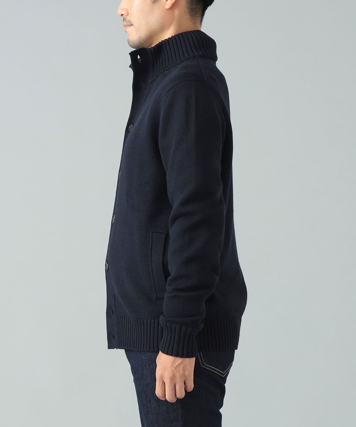 BEAMS F（ビームスF）ZANONE / CHIOTO 5ゲージ スタンドカラー カーディガン（トップス カーディガン）通販｜BEAMS