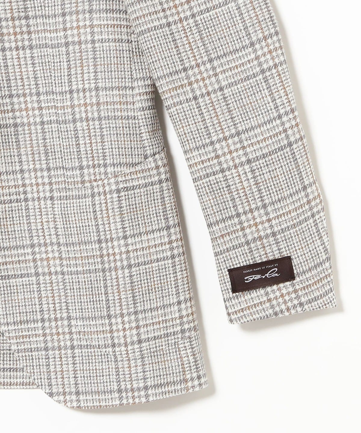 BEAMS F（ビームスF）FERLA ミックスファブリック グレンチェック ジャケット（ジャケット テーラードジャケット）通販｜BEAMS