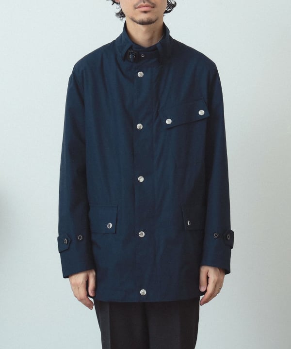 BEAMS F F BEAMS / NEW KENNEDY 棉质机车MACKINTOSH（束腰）邮购 | BEAMS