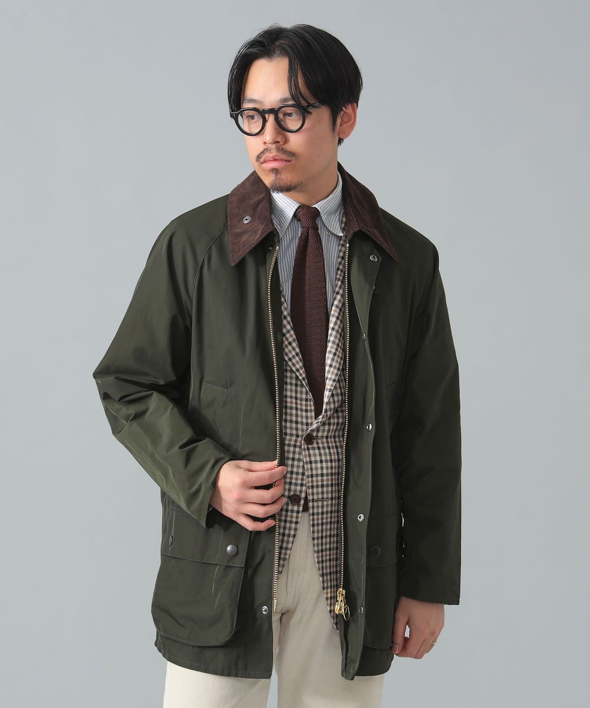 BEAMS F（ビームスF）【別注】Barbour / BEDALE CLASSIC FIT ポリエステル メモリーツイル ジャケット（ブルゾン ブルゾン）通販｜BEAMS