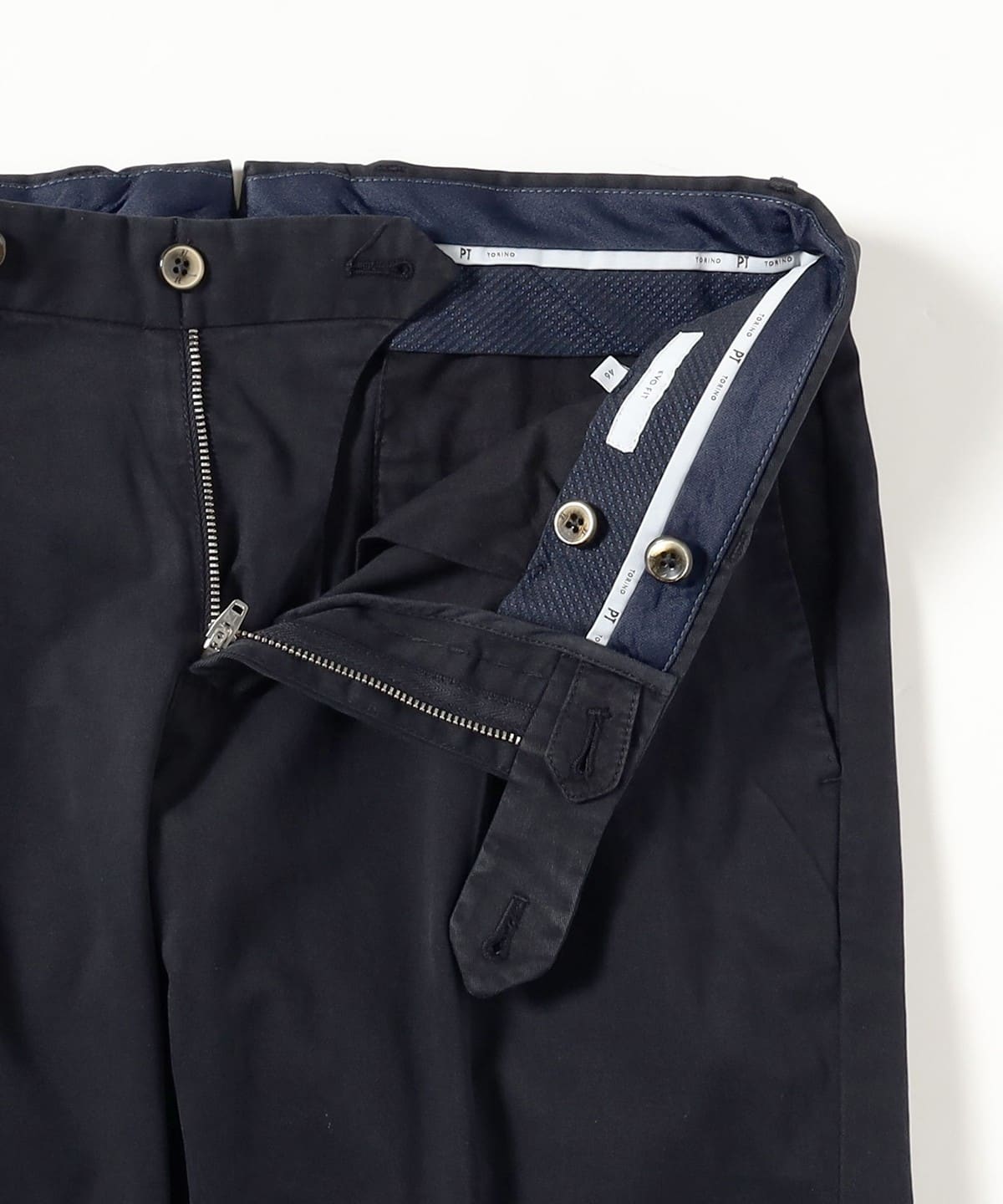 BEAMS F（ビームスF）【別注】PT TORINO / EVO-F ストレッチ コットンツイル 1プリーツ スラックス（パンツ スラックス ...