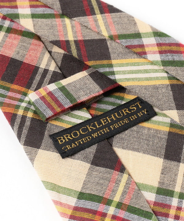 BEAMS F（ビームスF）【タイムセール】BROCKLEHURST / コットン チェック柄 ネクタイ（スーツ・ネクタイ ネクタイ）通販｜BEAMS