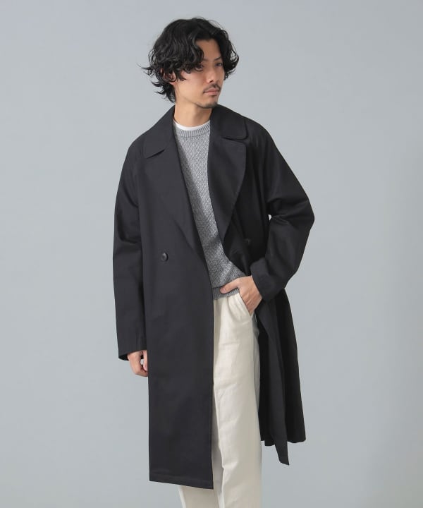 Brilla per il gusto（ブリッラ ペル イル グスト）【10/23値下げ】【別注】hevo / BRINDISI コットンギャバジン ダブルブレスト コート（コート チェスター ...