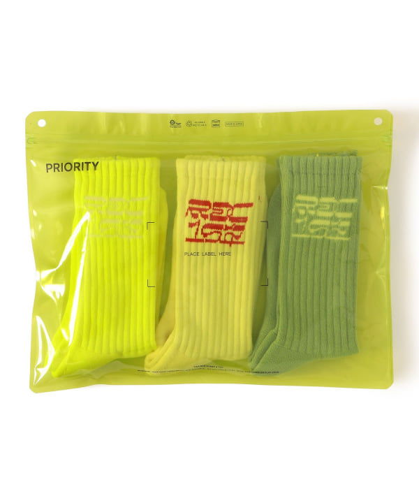 BEAMS RECORDS BEAMS RECORDS Disco Club / 15Year Socks 3color set (leg ...