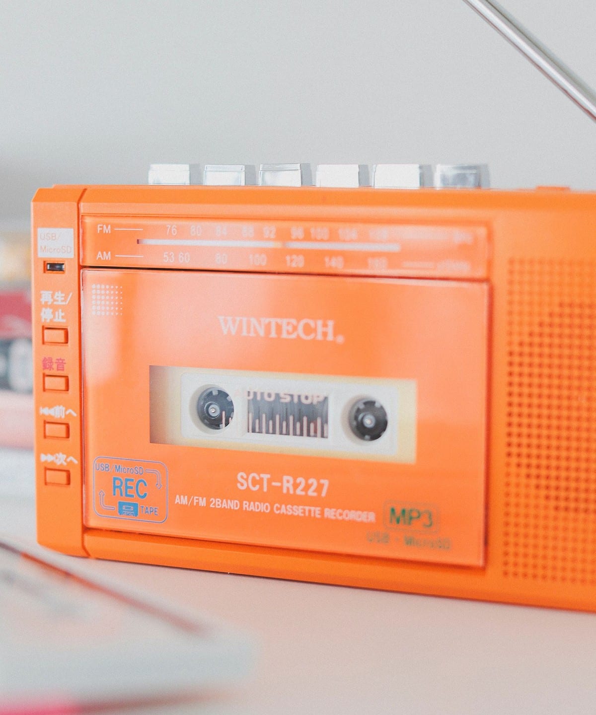 BEAMS RECORDS（ビームス レコーズ）WINTECH / MicroSD/USB録音対応モノラルラジカセ（インテリア オーディオ家電）通販｜BEAMS