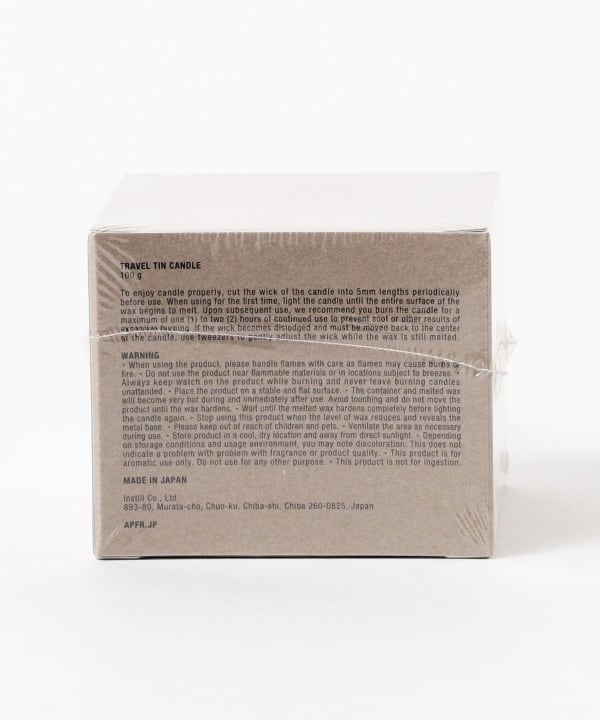 bPr BEAMS（bPrビームス）APFR / TRAVEL TIN CANDLE（インテリア お香・ルームフレグランス）通販｜BEAMS
