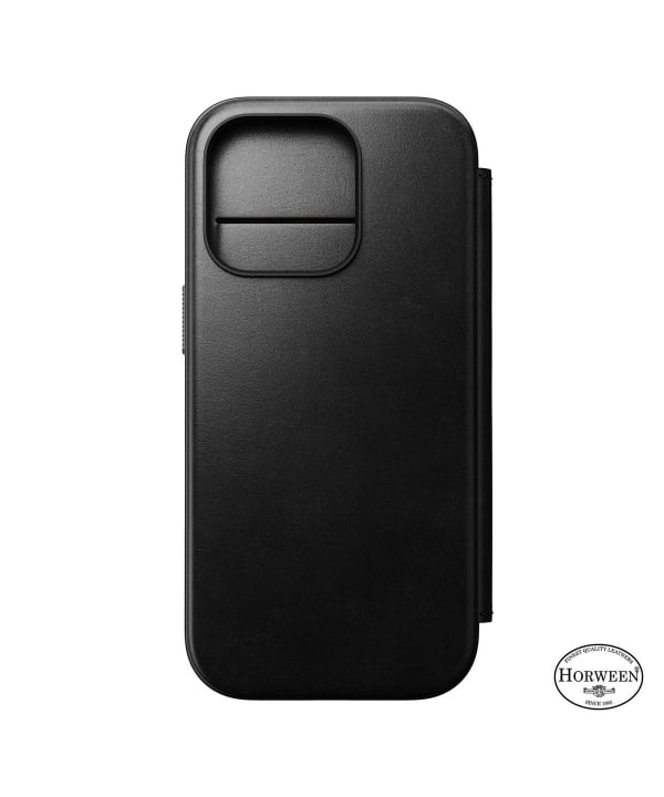 bPr BEAMS (bPr BEAMS) NOMAD / Modern Leather Folio iPhone 16 Pro Case ...