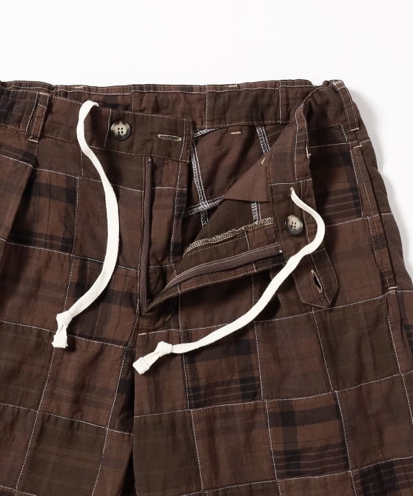 Pilgrim Surf+Supply（ピルグリム サーフ+サプライ）【EXCLUSIVE】CAL O LINE / Overdyed Madras check Shorts（パンツ ショート ...
