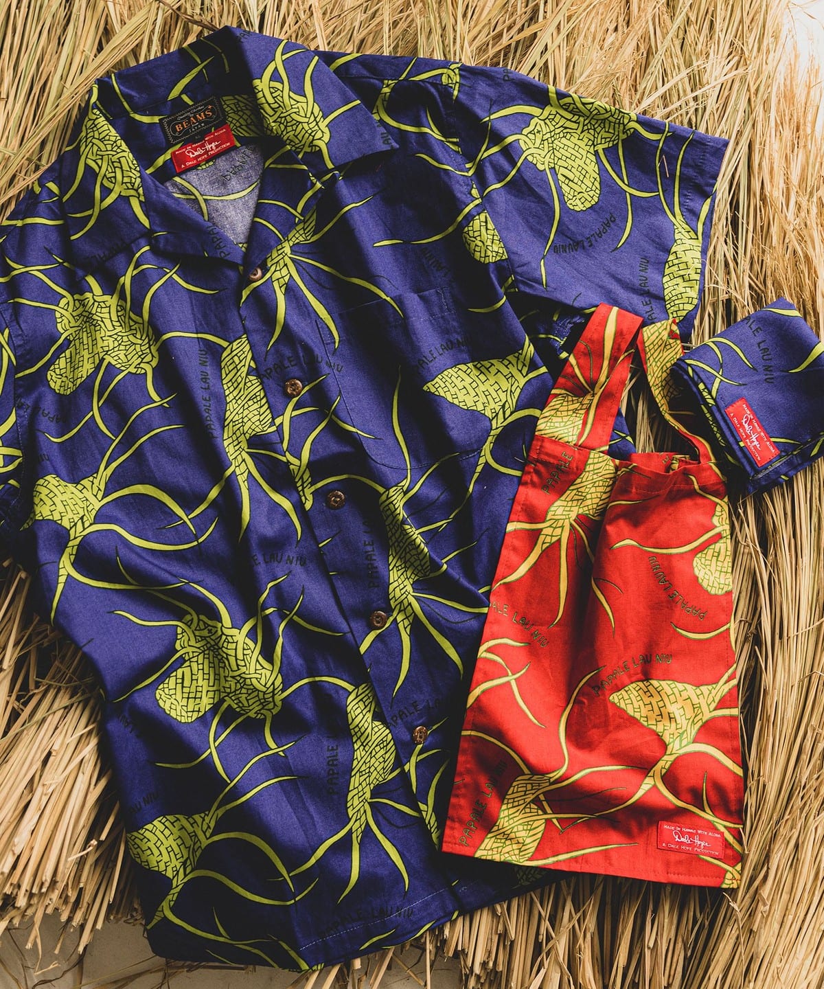 BEAMS PLUS（ビームス プラス）【別注】DALE HOPE / Short Sleeve Aloha Shirt Papale Lau ...