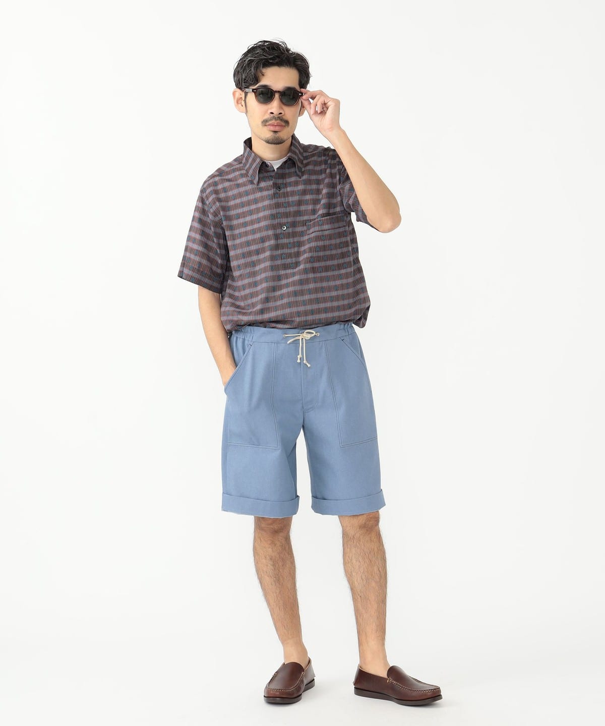 BEAMS PLUS（ビームス プラス）【別注】TUBE / Pullover Snap Button Down Shirt（シャツ・ブラウス ...