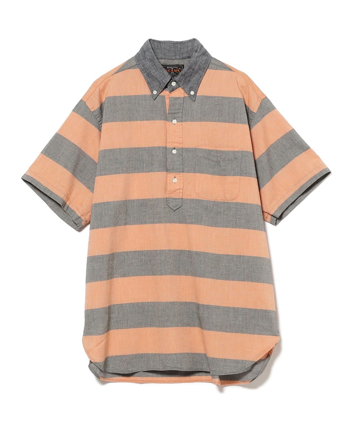 BEAMS PLUS（ビームス プラス）B.D. Pullover Classic-fit Oxford Stripe（シャツ・ブラウス ...