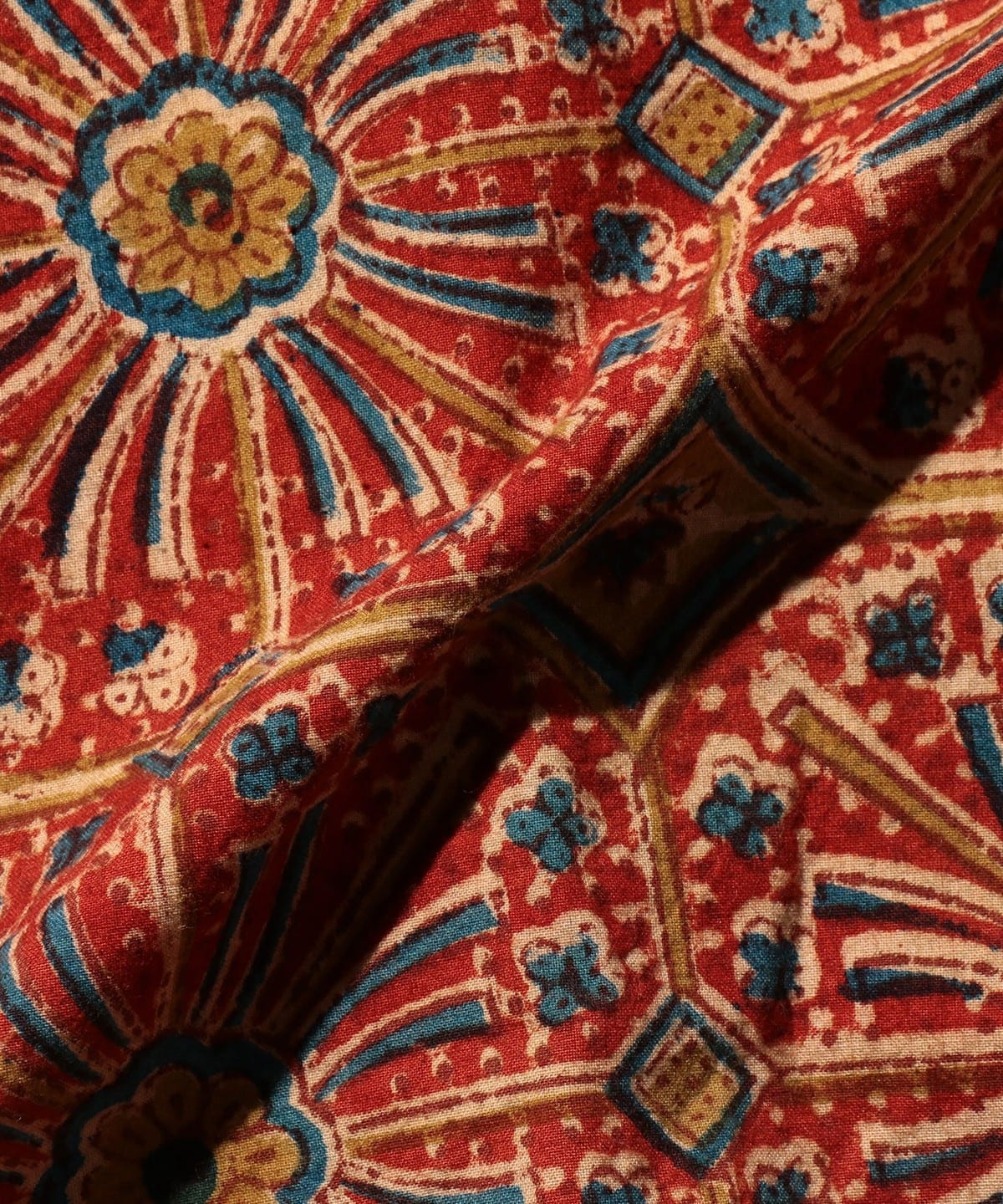 BEAMS PLUS（ビームス プラス）【タイムセール】Open Collar Block Print Flower（シャツ・ブラウス ...