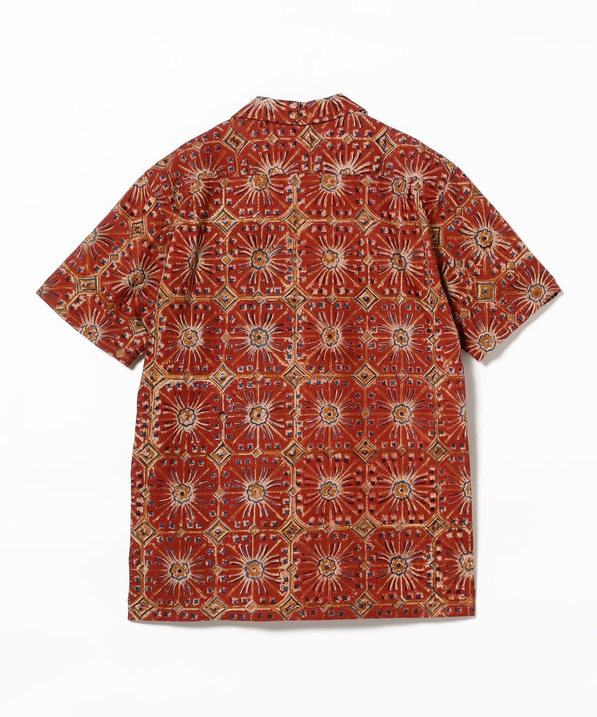 BEAMS PLUS（ビームス プラス）【タイムセール】Open Collar Block Print Flower（シャツ・ブラウス ...