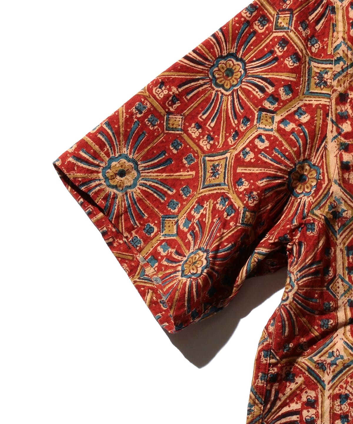 BEAMS PLUS（ビームス プラス）【タイムセール】Open Collar Block Print Flower（シャツ・ブラウス ...