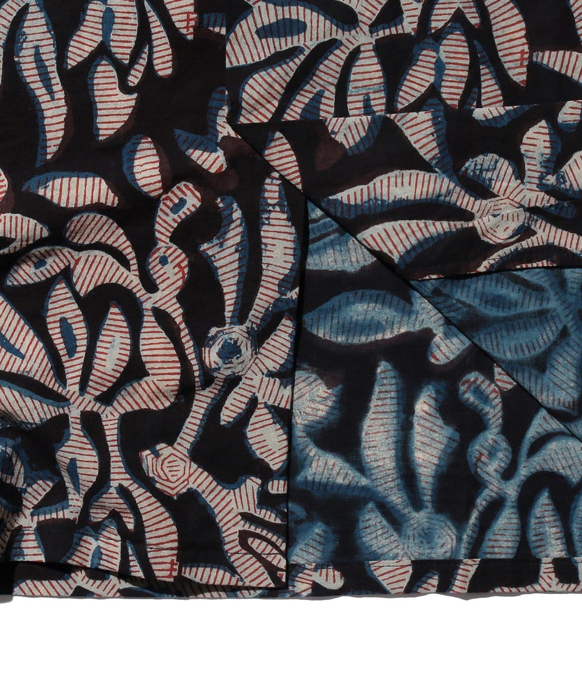 BEAMS PLUS BEAMS PLUS / Open Collar Block Print Leaf（襯衫・罩衫 休閒襯衫）網購｜BEAMS