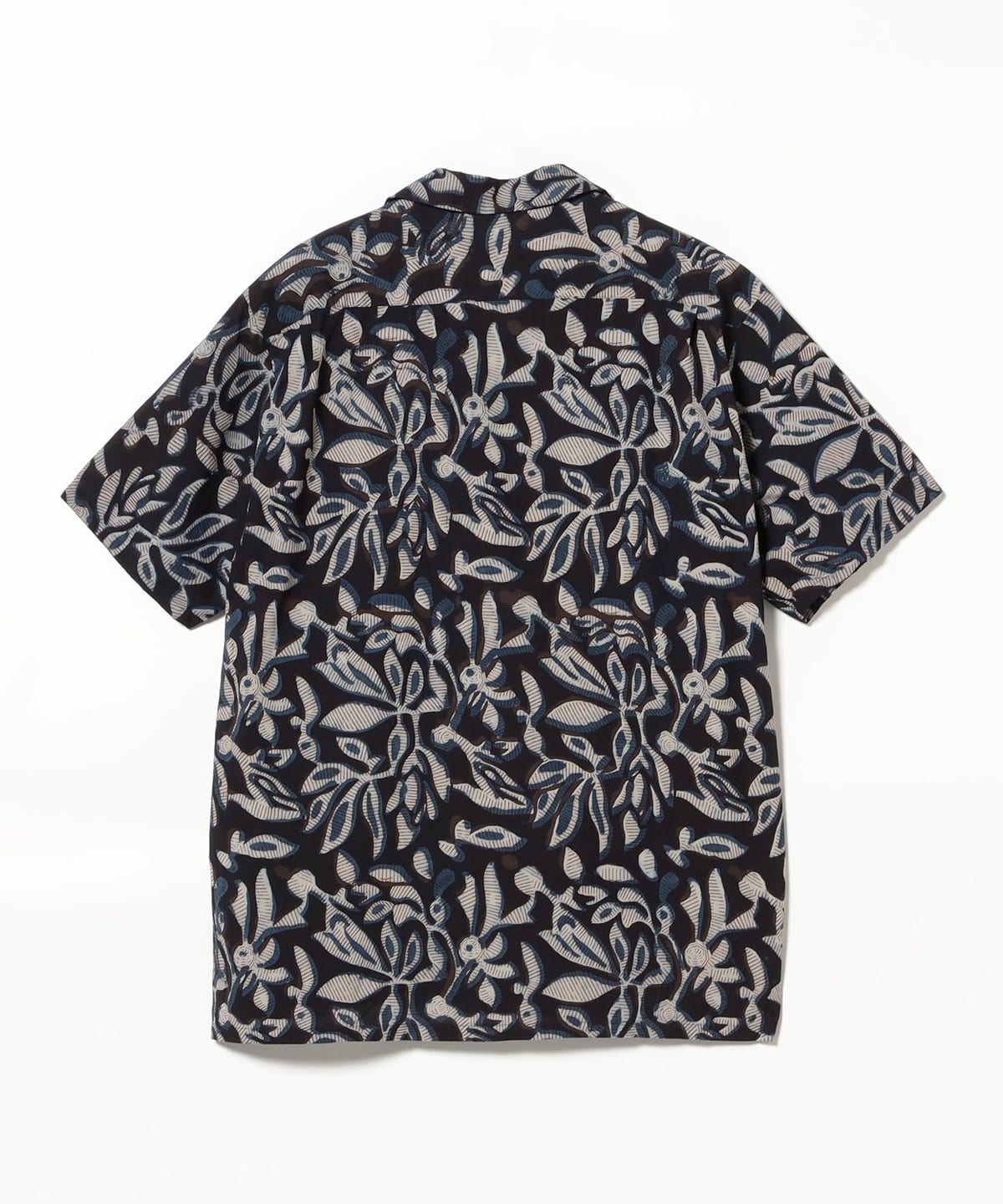 BEAMS PLUS BEAMS PLUS / Open Collar Block Print Leaf（襯衫・罩衫 休閒襯衫）網購｜BEAMS