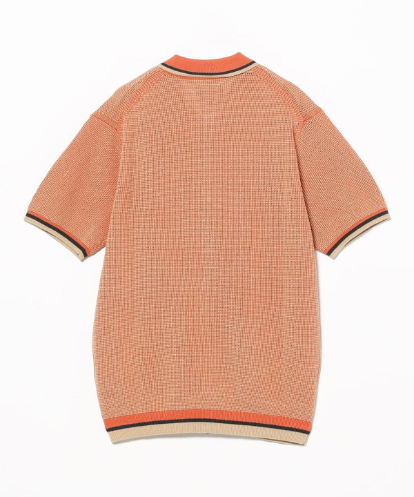 BEAMS PLUS(ビームス プラス)Zip Knit Polo Solid(シャツ BEAMS PLUS(ビームス プラス)Zip Knit Polo Solid(シャツ
