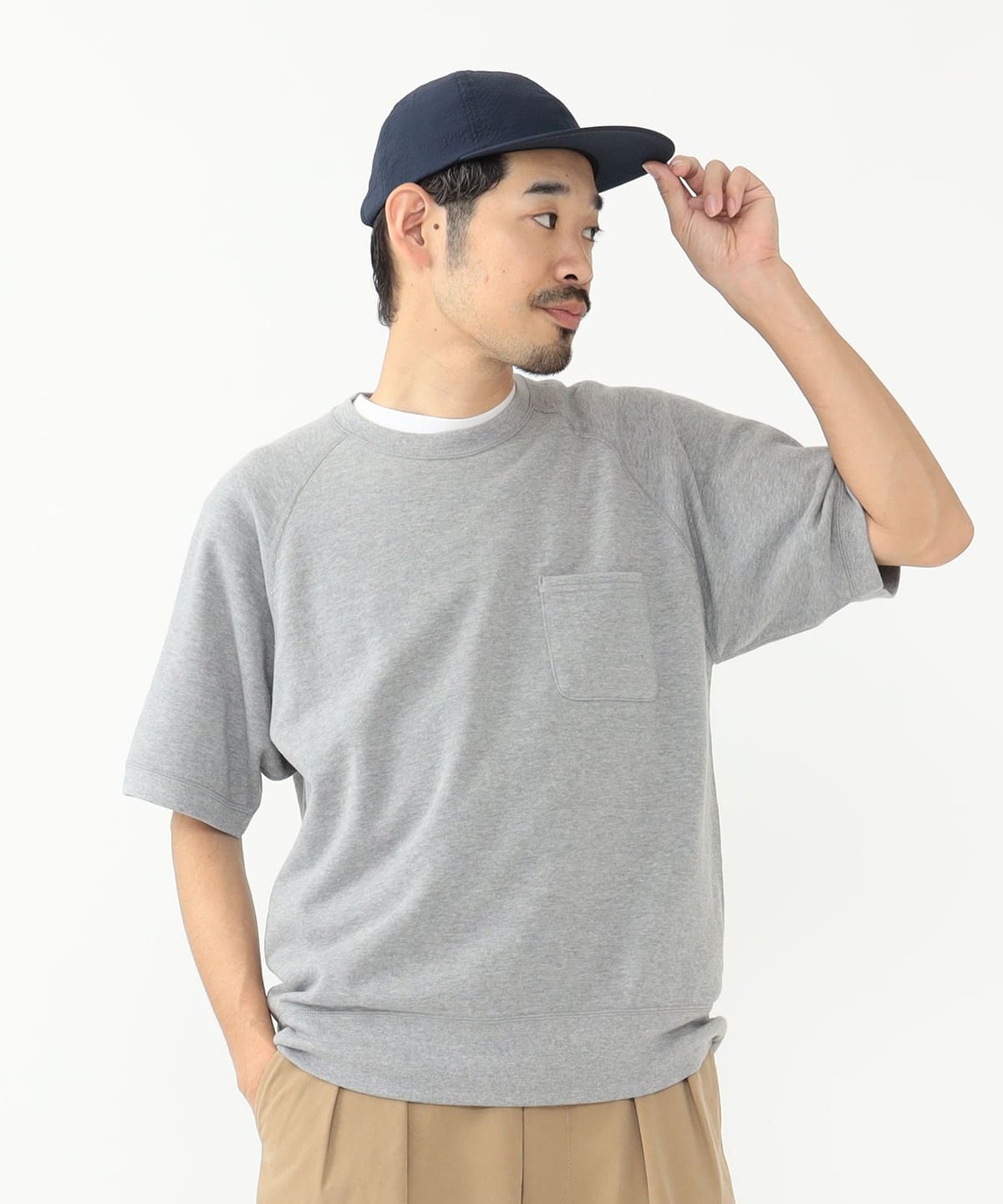 BEAMS PLUS（ビームス プラス）【別注】LOOPWHEELER / Extra Light Short Sleeve Sweat（トップス スウェット）通販｜BEAMS