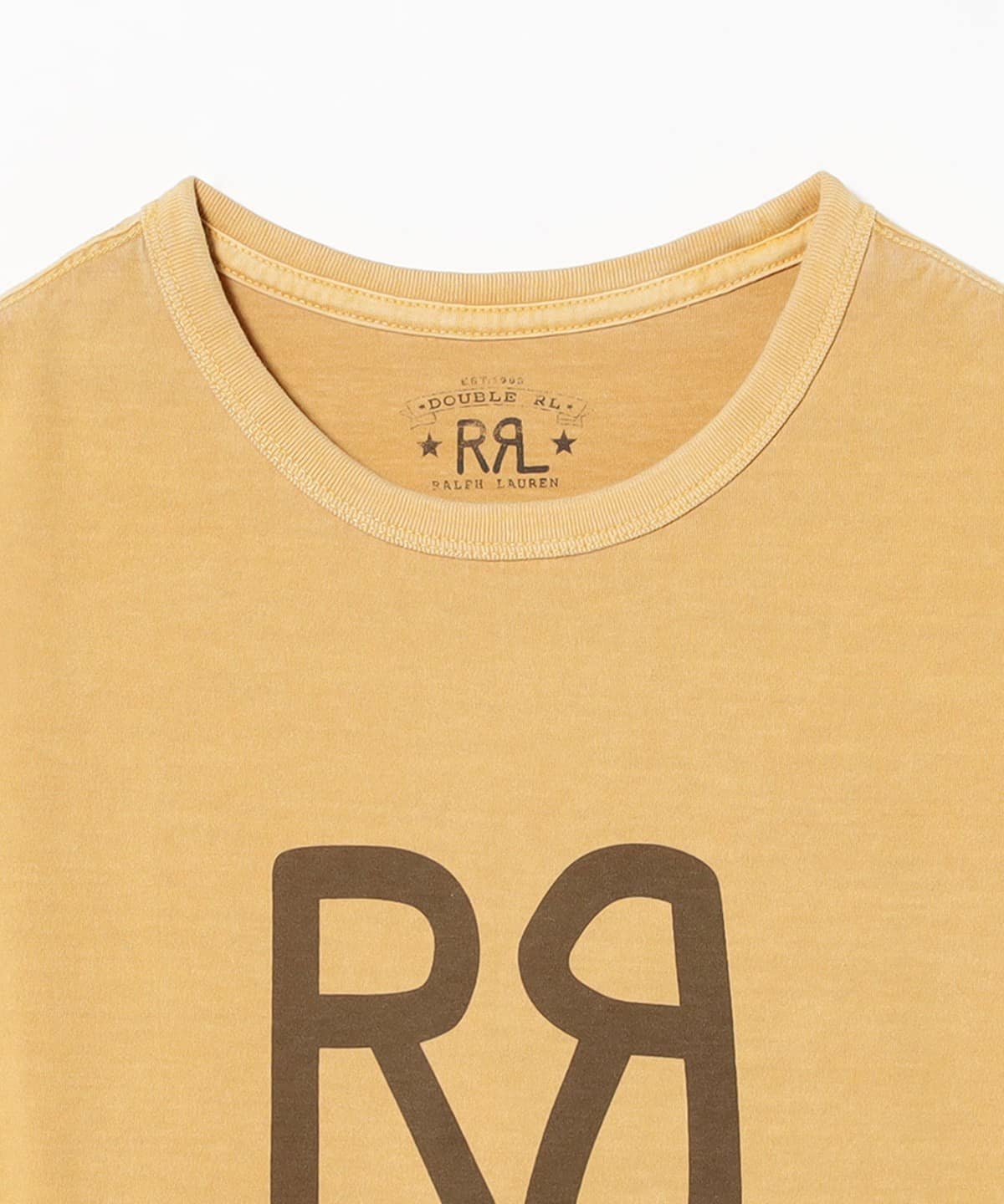 BEAMS PLUS（ビームス プラス）RRL / RRL Ranch Logo T-Shirt Yellow（Tシャツ・カットソー プリントTシャツ）通販｜BEAMS