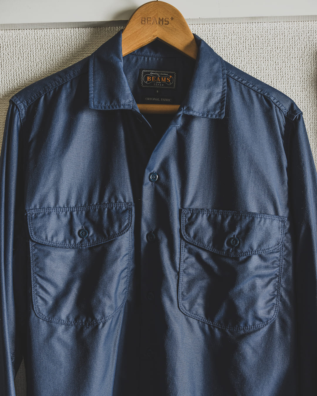 BEAMS PLUS（ビームス プラス）WORK Classic Fit Nylon Micro Mesh（シャツ・ブラウス カジュアルシャツ ...