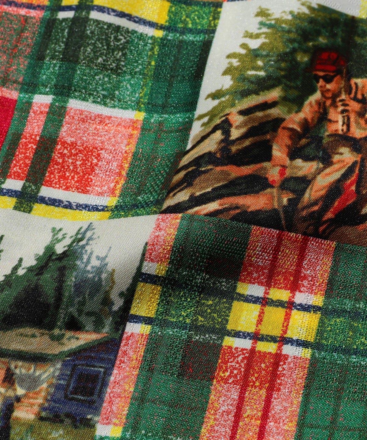 BEAMS PLUS（ビームス プラス）BEAMS PLUS / WORK Classic Fit Jacquard Mapping ...