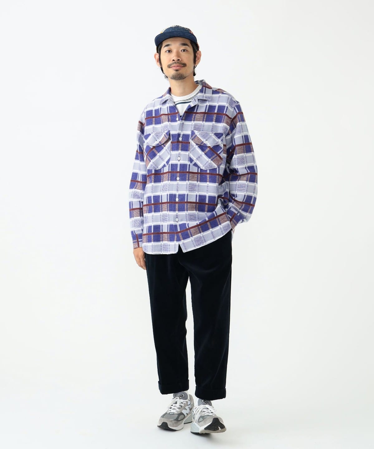 BEAMS PLUS 【12/19再降價】BEAMS PLUS / WORK Classic Fit Block Plaid Jacquard ...