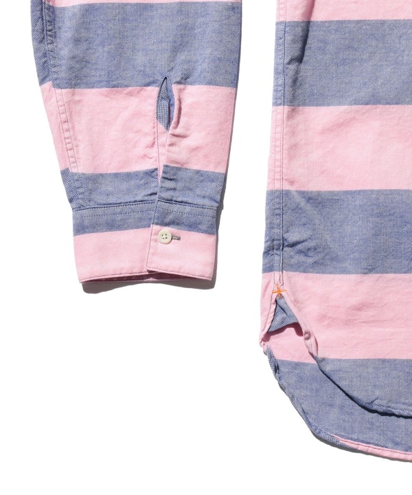 BEAMS PLUS BEAMS PLUS Pullover Oxford Stripe (Shirts, Blouses, Casual ...