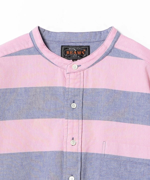 BEAMS PLUS BEAMS PLUS Pullover Oxford Stripe (Shirts, Blouses, Casual ...