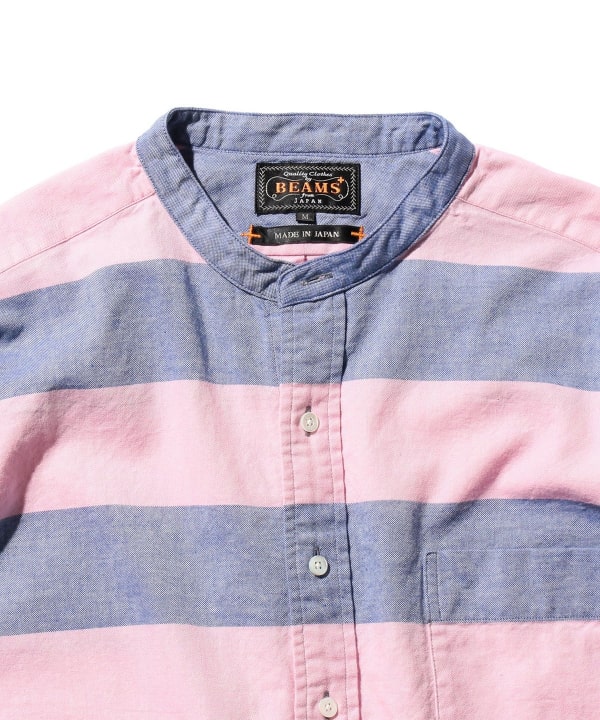 BEAMS PLUS BEAMS PLUS Pullover Oxford Stripe (Shirts, Blouses, Casual ...
