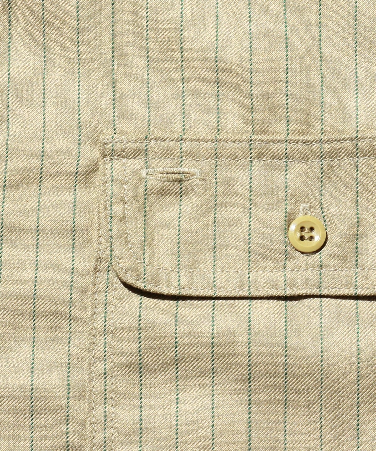 BEAMS PLUS（ビームス プラス）WORK Uniform Serge Pin Stripe（シャツ・ブラウス カジュアルシャツ）通販 ...