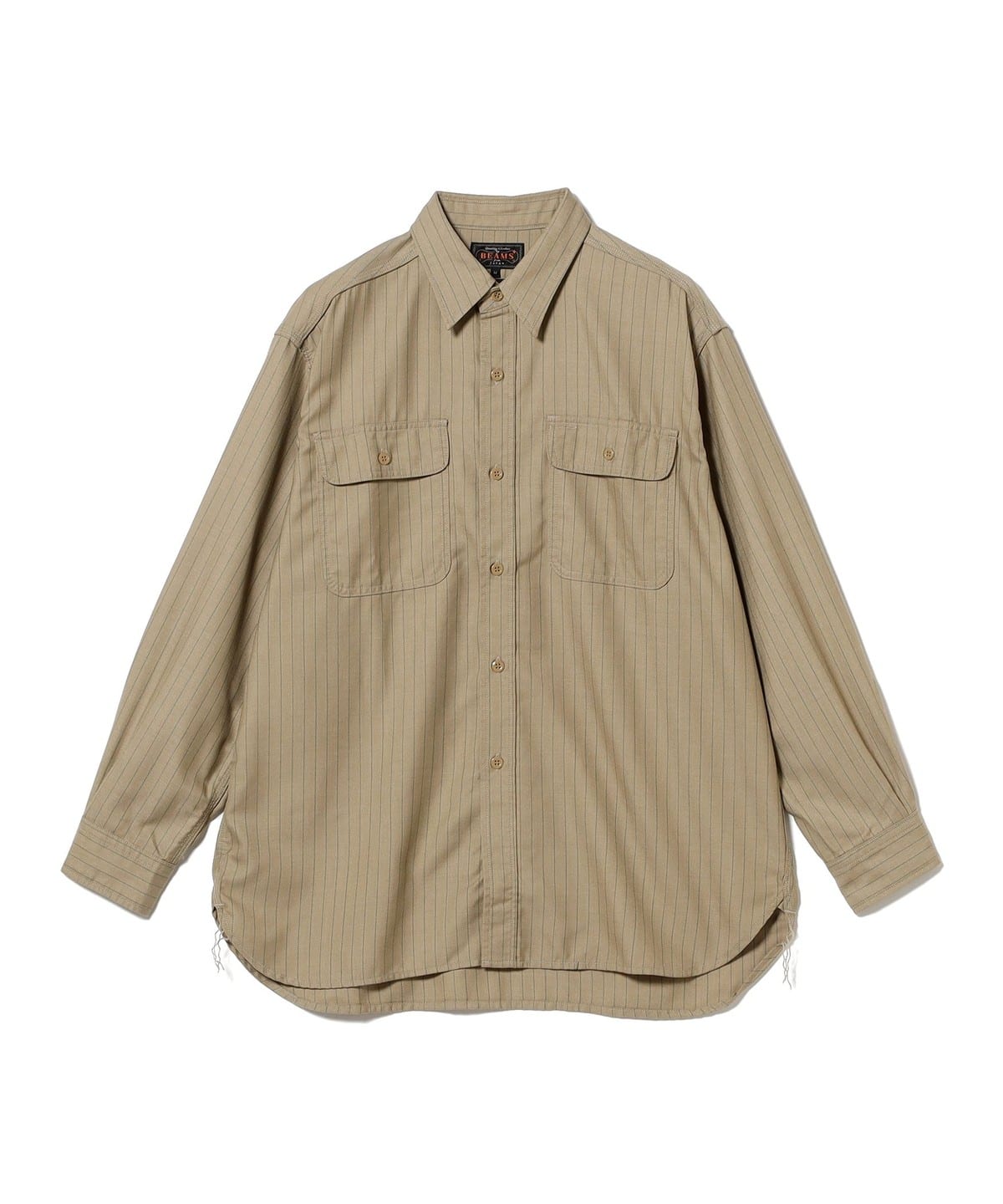 BEAMS PLUS（ビームス プラス）WORK Uniform Serge Pin Stripe（シャツ・ブラウス カジュアルシャツ）通販 ...
