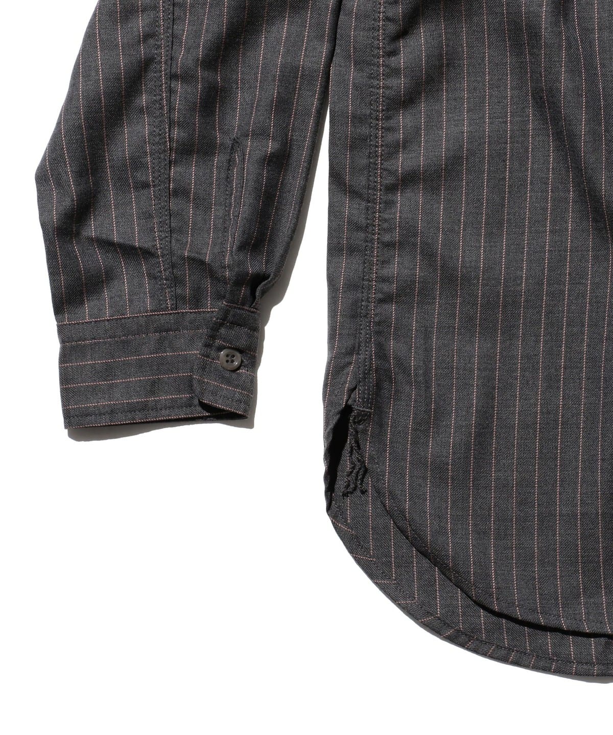 BEAMS PLUS（ビームス プラス）WORK Uniform Serge Pin Stripe（シャツ・ブラウス カジュアルシャツ）通販 ...