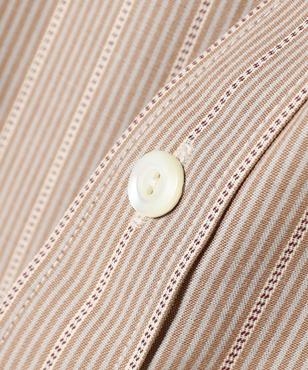 BEAMS PLUS（ビームス プラス）RRL / Slim Fit Striped Dobby Shirt（シャツ・ブラウス カジュアル ...