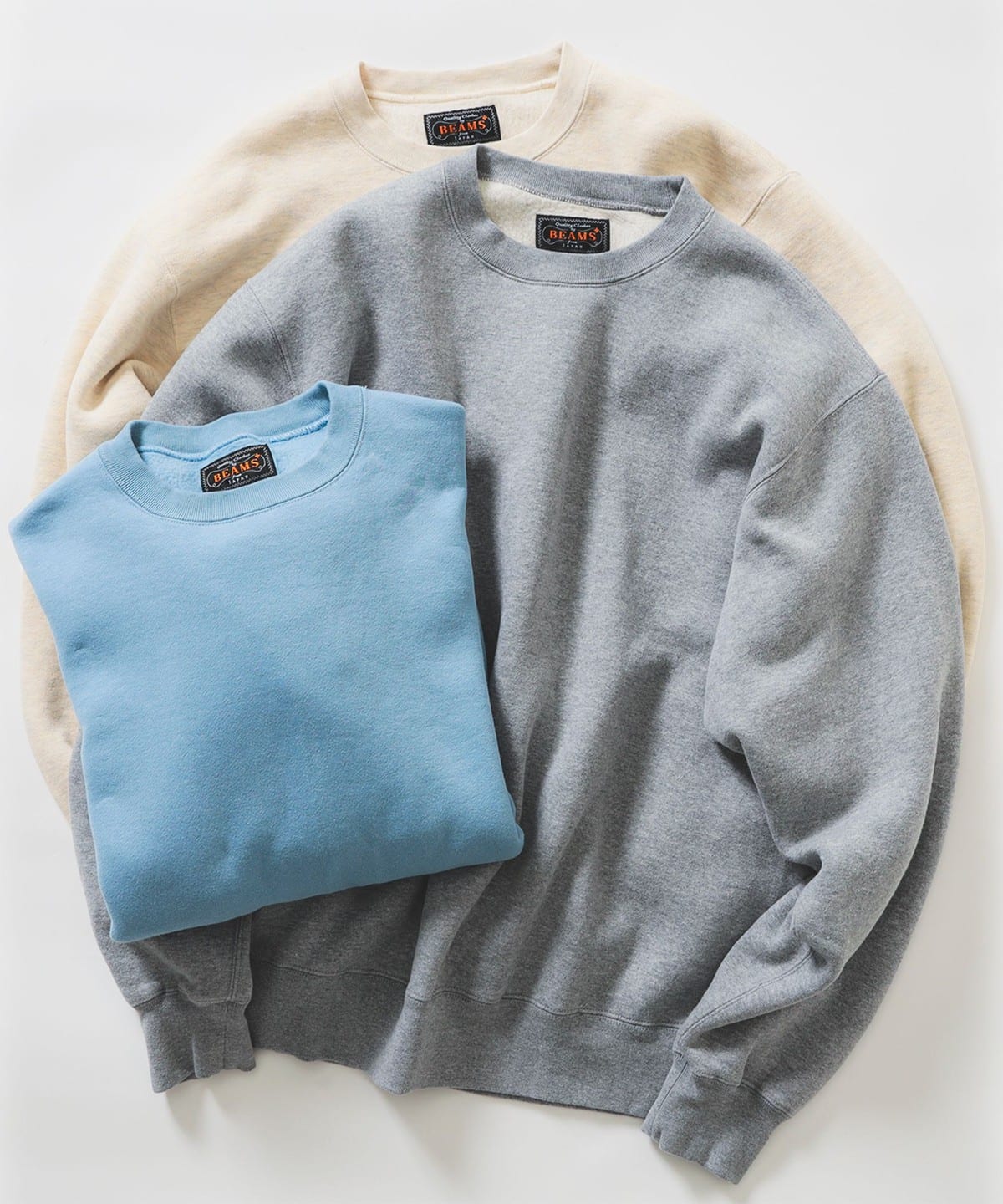 BEAMS PLUS（ビームス プラス）Sweat Crew Raised Back（トップス スウェット）通販｜BEAMS