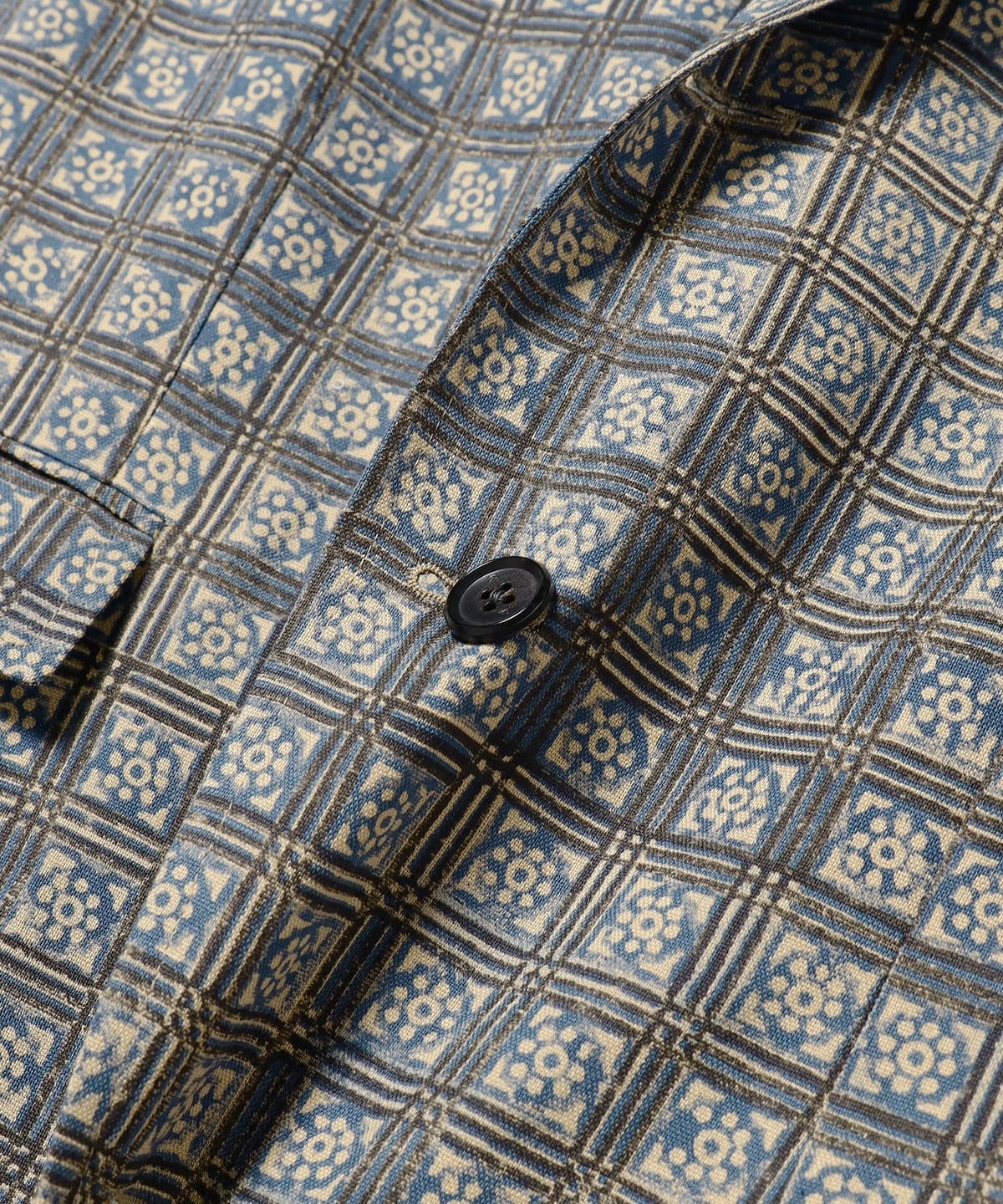 BEAMS PLUS（ビームス プラス）【別注】KENNETH FIELD / 50s Uncon Jacket Block Print ...