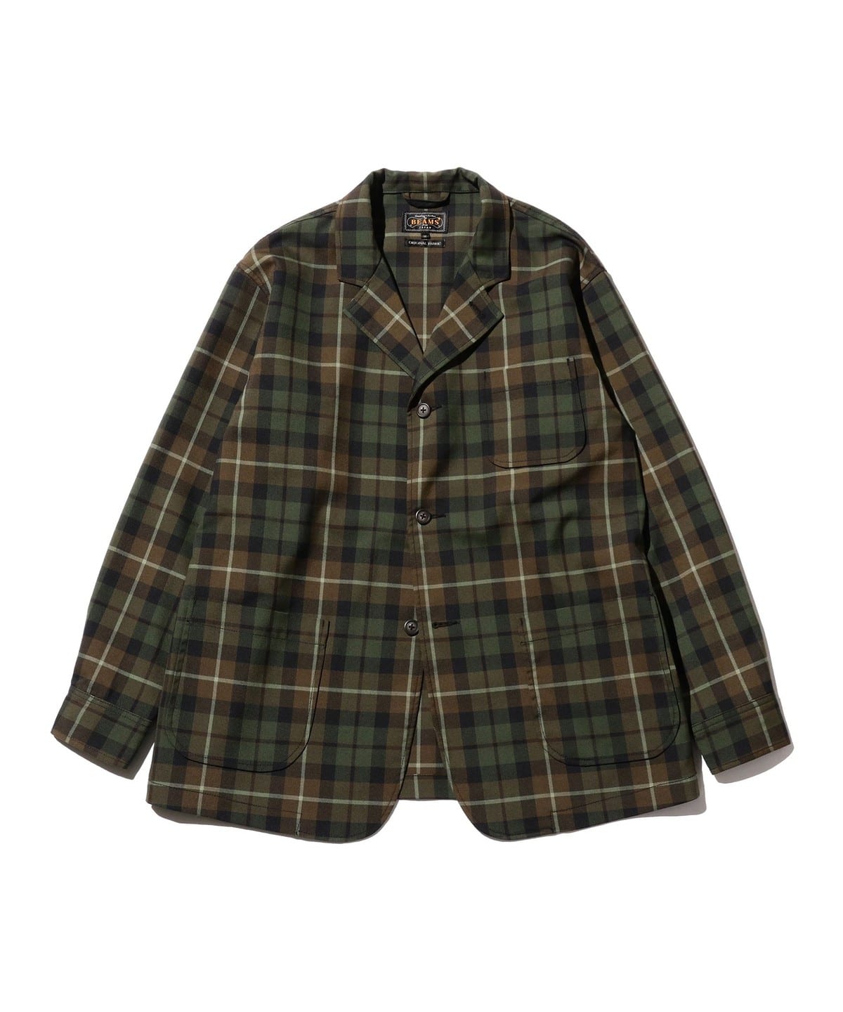 BEAMS PLUS（ビームス プラス）4B Cuffs Jacket TW Plaid（ジャケット カジュアルジャケット）通販｜BEAMS